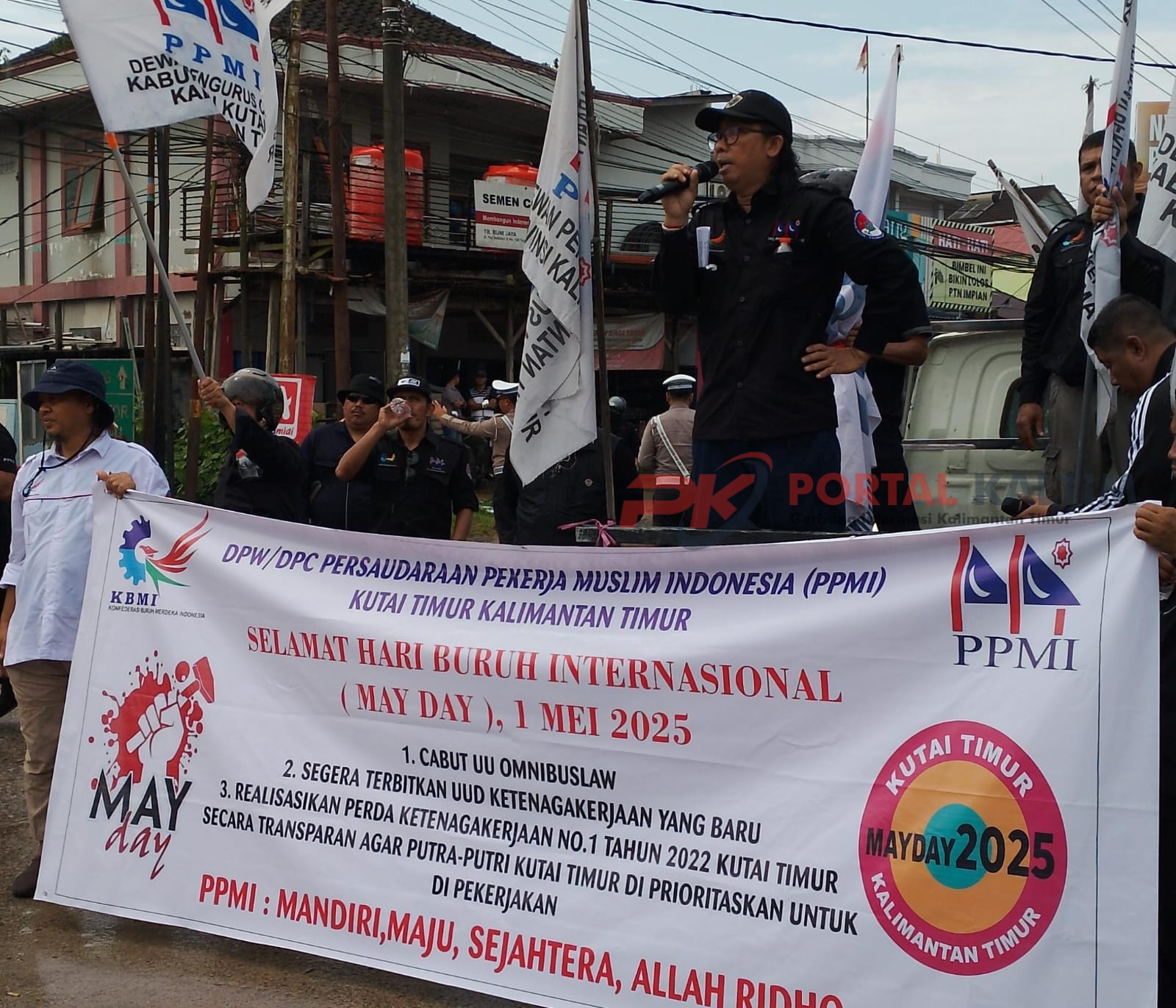 Beda Pandangan, PPMI Absen Agenda May Day Ditrannaker Kutim - Portalkaltim.com